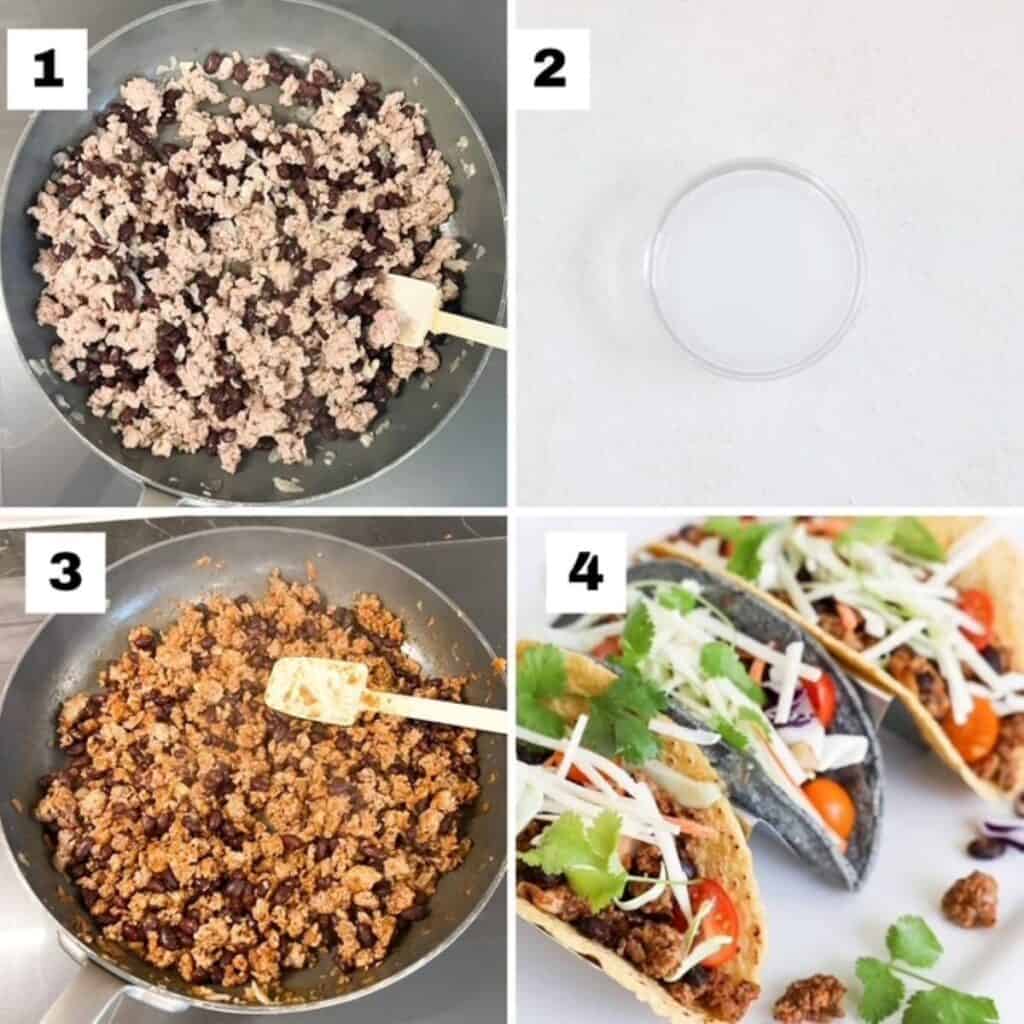Easy Ground Turkey Tacos | Carrots & Cookies